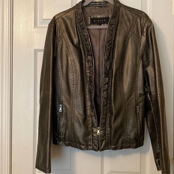 giacca | Jackets & Coats | Faux Leather Jacket | Poshmark